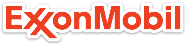 XOM - Die cut sticker EXXONMOBIL – Zulees