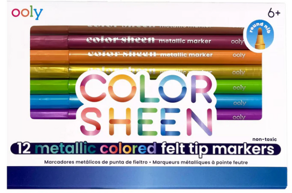 Color Sheen Metallic Markers - Set of 12 – Zulees